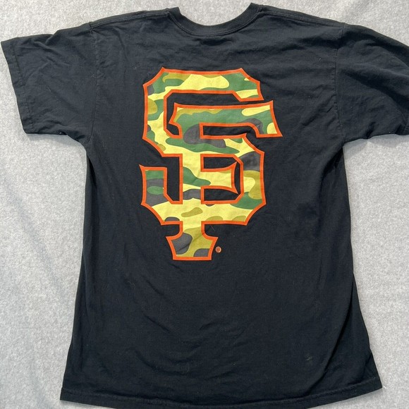 Gildan | Shirts | Gildan Sf Giants T Shirt Mens Large Camo San ...